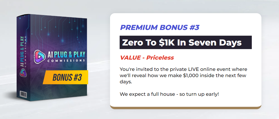 AI Plug & Play Commissions OTO 1 to 11 – OTO's + Big Coupon